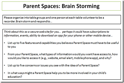 Parent Spaces